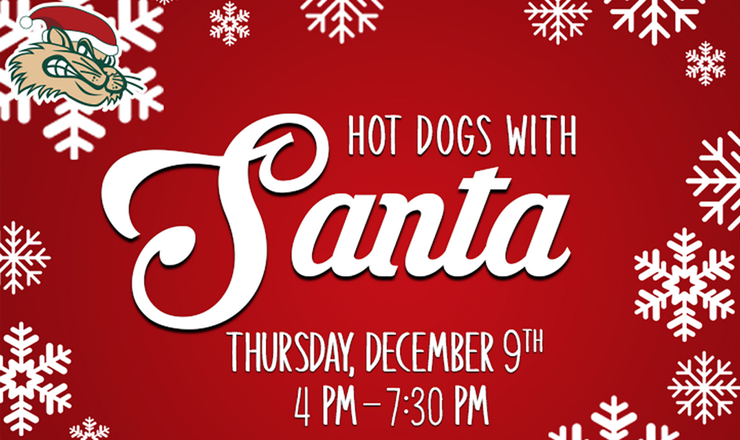 Join us for Hot Dogs with Santa on December 9th!