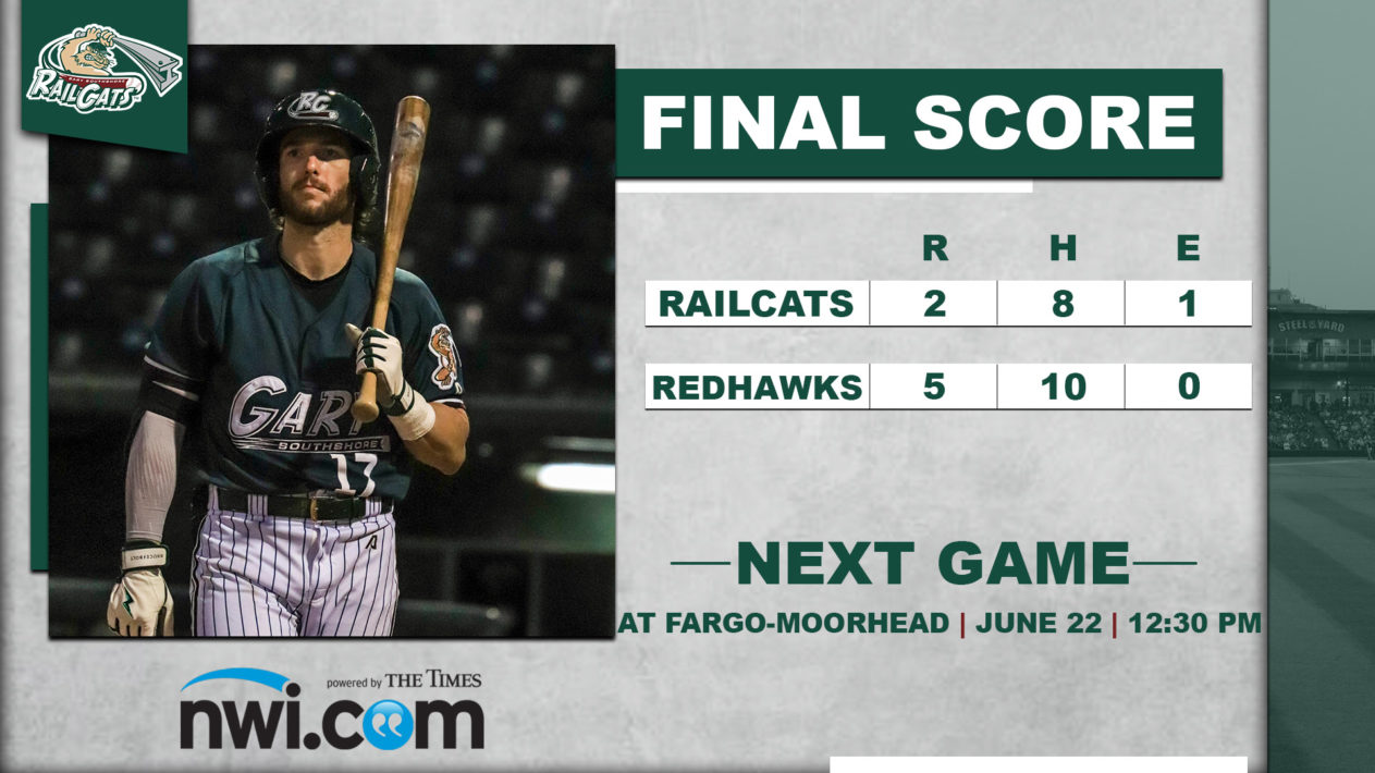RailCats Cannot Make Up Early Deficit Against RedHawks