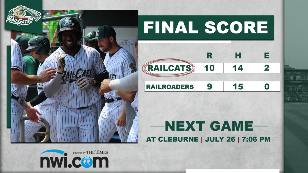 RailCats Slay Railroaders in Series-Opening Epic