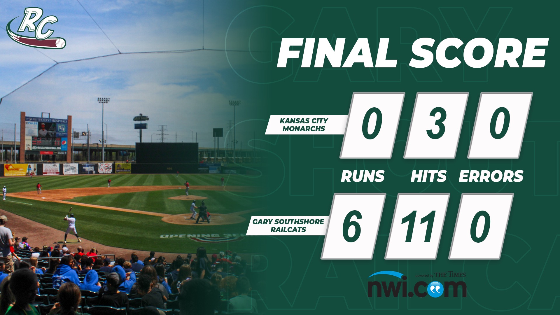 RailCats Blank Monarchs Behind Long’s Complete Game Gem